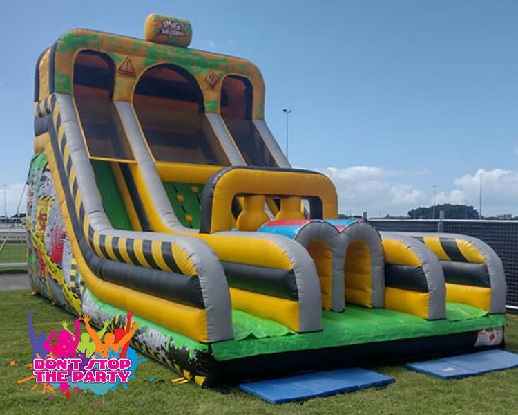 Toxic Inflatable High Slide Hire | Don't Stop The Party
