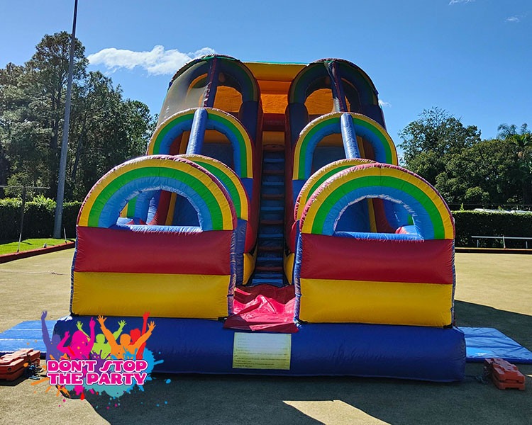 Rainbow High Slide | Don't Stop The Party Hire Group