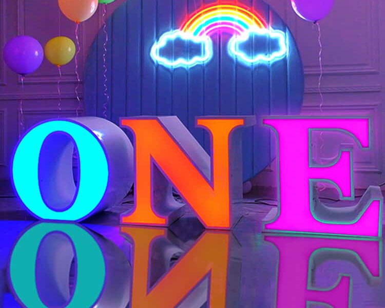 Light Up Letter Hire - 120CM | Don't Stop The Party Hire Group